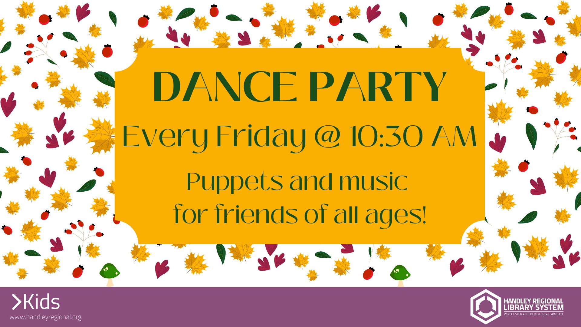 Dance Party | Handley Regional Library System